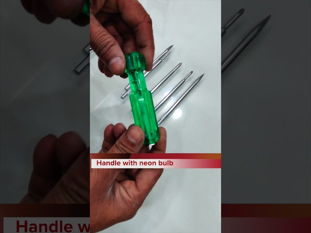 Hand Tools - TAPARIA 802 Screw Driver Set with Neon Bulb (Silver/Blue ...