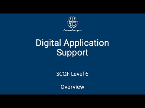 Digital Applications SCQF Level 6 Overview