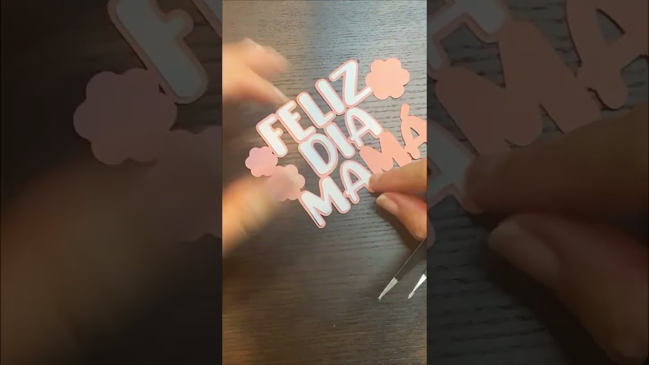 Feliz día de las #madres. Happy #mothersday #caketopper #shortsyoutube #youtubeshorts