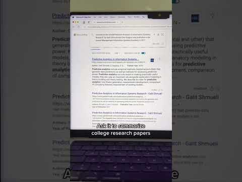Using Bing AI to study smarter and not harder #hacks #chatgpt #ai #bing #microsoft #bingai