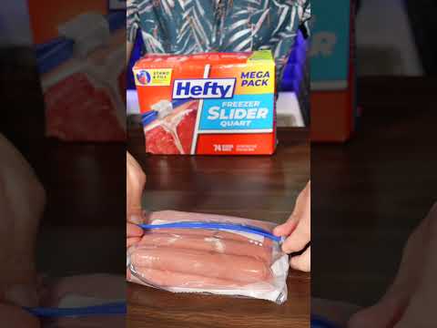 Hefty Slider Freezer Kitchen Storage Bags, Quart Size - Quick Review