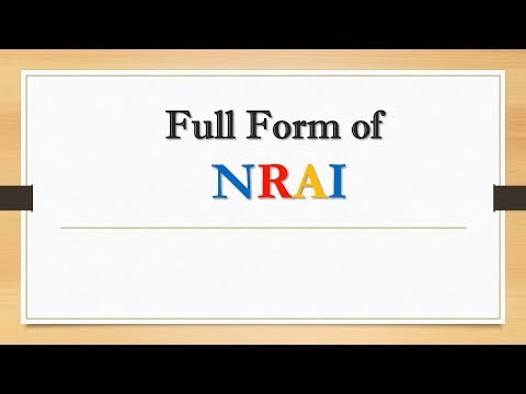 Full Form of NRAI || Did You Know?