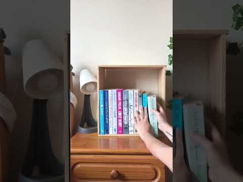 made a diy bookshelf since my collection is growing faster than expected π³ #bookshelf #booktube