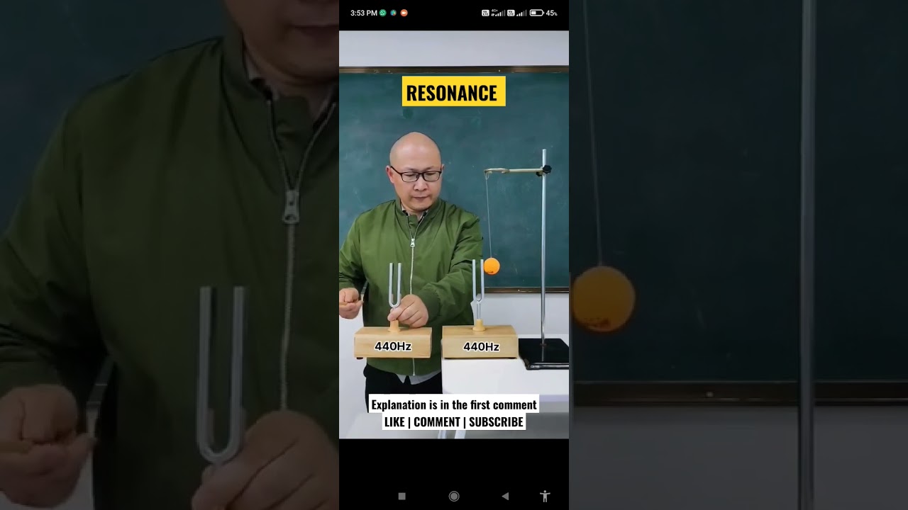 PHYSICS : WHAT IS RESONANCE? #physicspractical #sound #waves #vibration #resonance