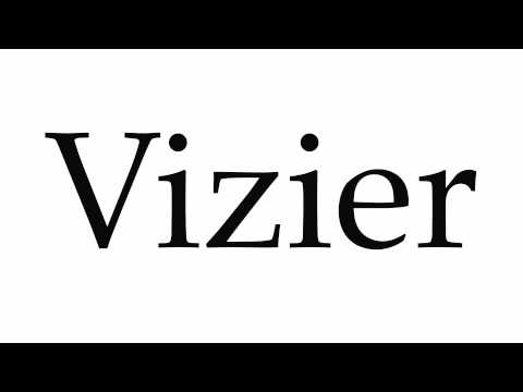 How to Pronounce Vizier