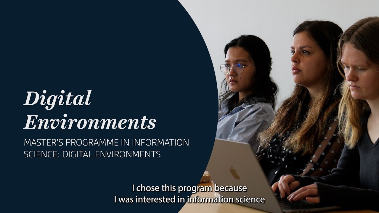 Magdalena studies Master’s Programme in Information Science: Digital Environments