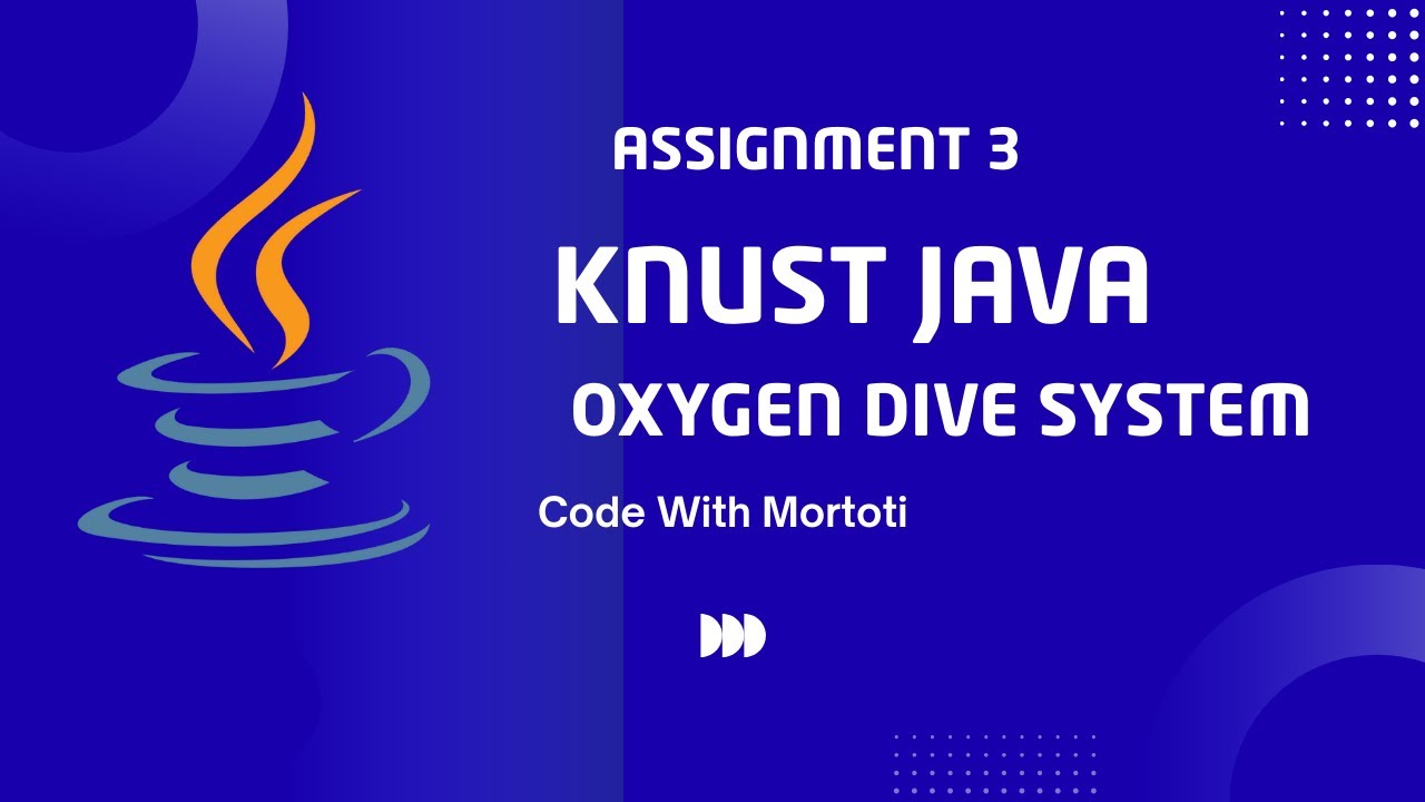 Java Assignment: Scuba Diving Oxygen Tank Manager with While Loop | KNUST Java | Code with Mortoti