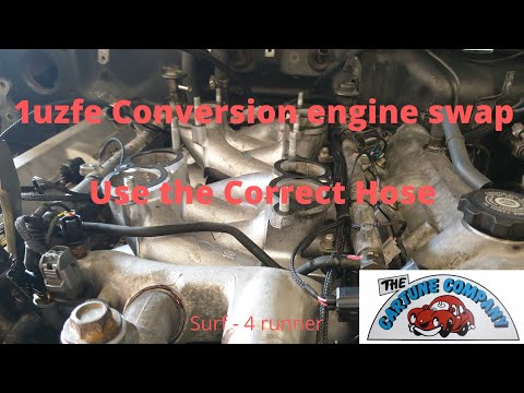 1uz-fe Engine swap - selecting the correct hose.