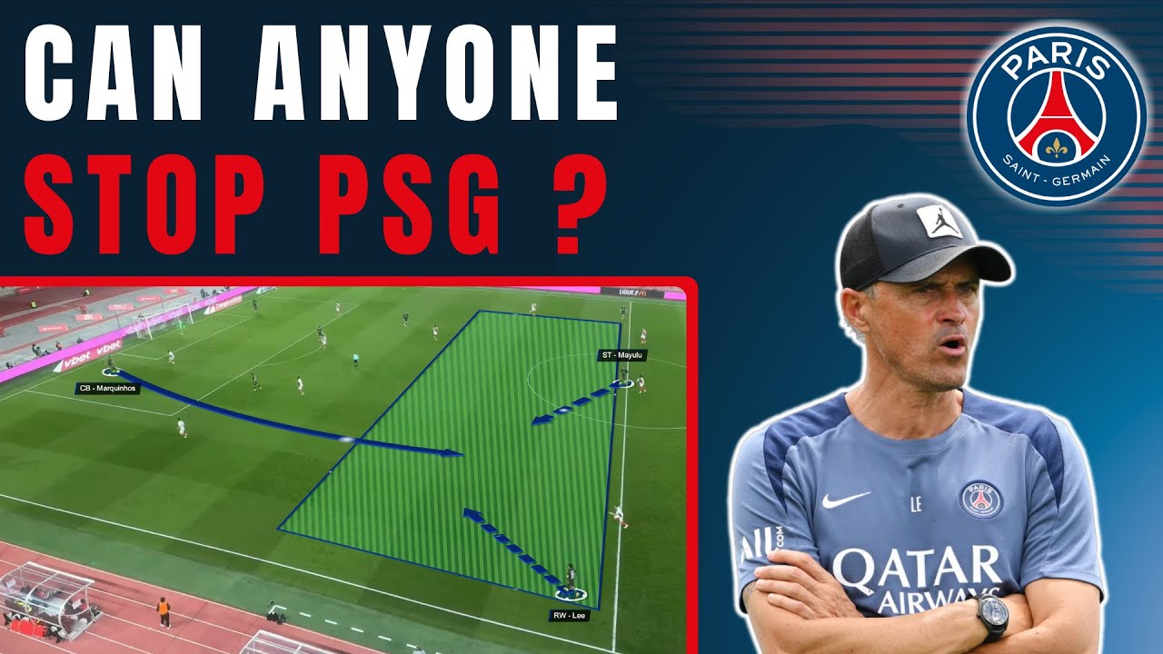 PSG Tactical Analysis | Goal Kick Build-Up, High Pressing & Set-Piece Signal