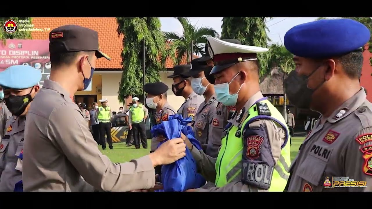 Ribuan Bingkisan Sembako Dibagikan Kepada Personel Polres Buleleng Dan Rekan Jurnalis