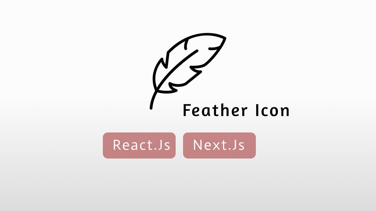 Install and Use Feather Icons in React or Nextjs | react-feather