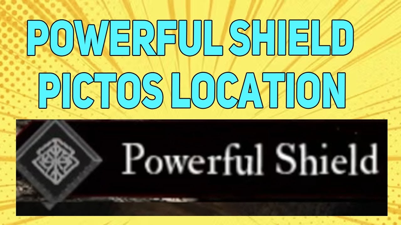 Powerful Shield Pictos Location in Endless Night Sanctuary Merchant Clair Obscur Expedition 33