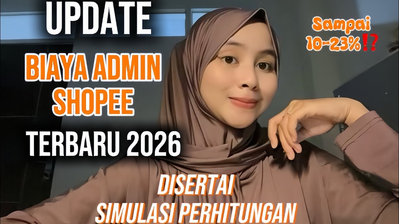 Update Biaya Administrasi Shopee 2026 | Makin Sadis‼️Disertai Simulasi Perhitungan Harga Jual Produk