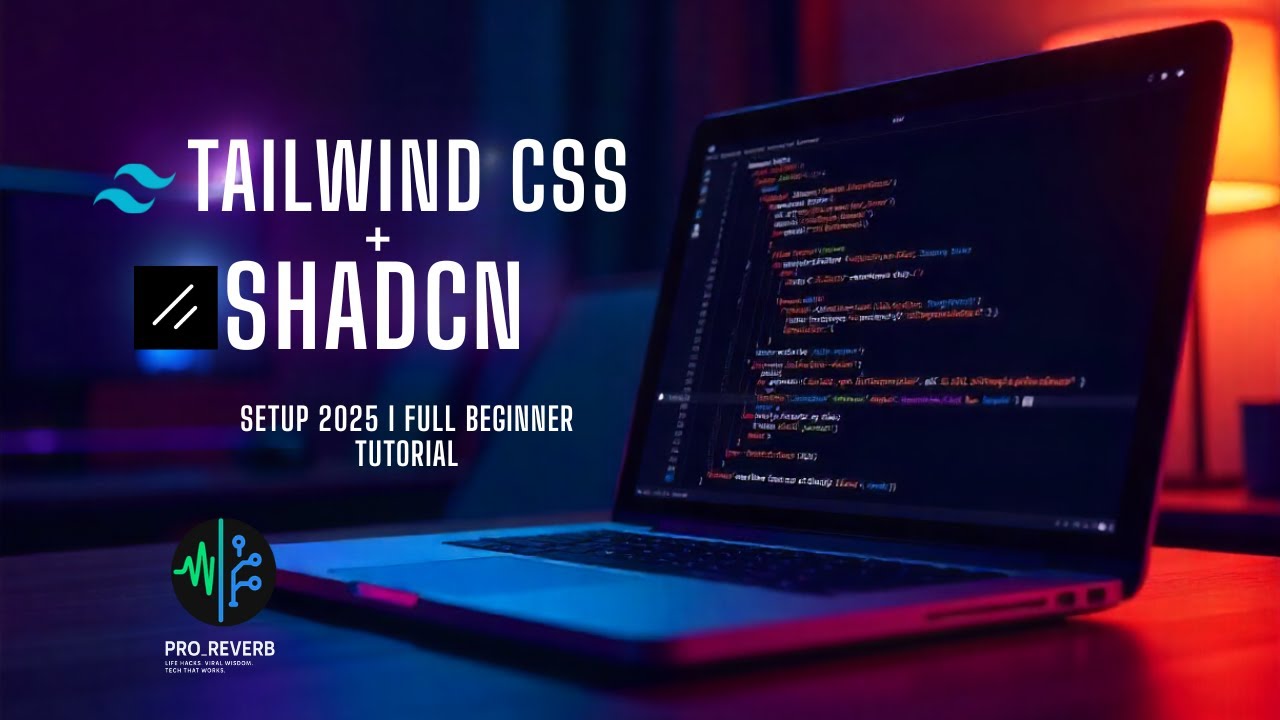 How to Setup Tailwind CSS & Shadcn UI like a Pro (2025) | No TypeScript