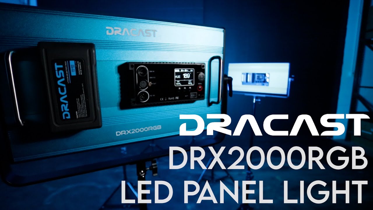 Buy - Dracast X Series LED2000 RGB and Bi-Colour LED 3 Light Kit with Injection Molded Travel ...