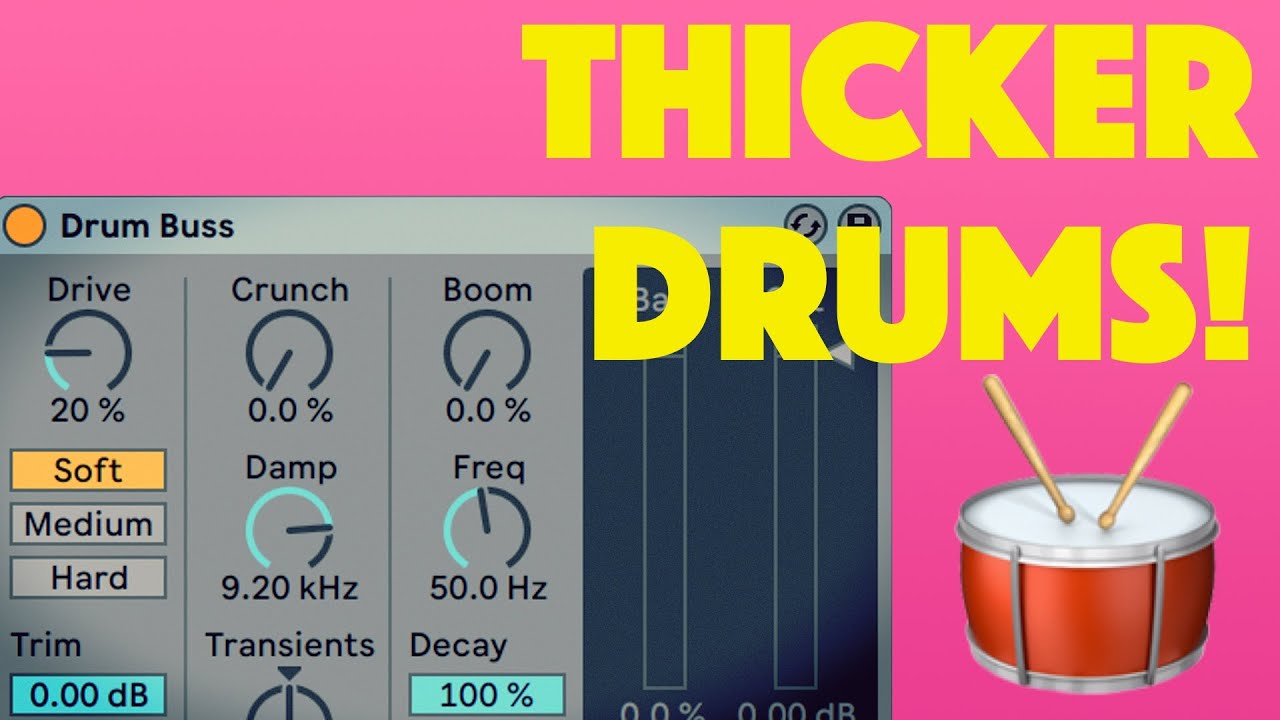 How Ableton Live's Drum Buss Works (Tutorial)