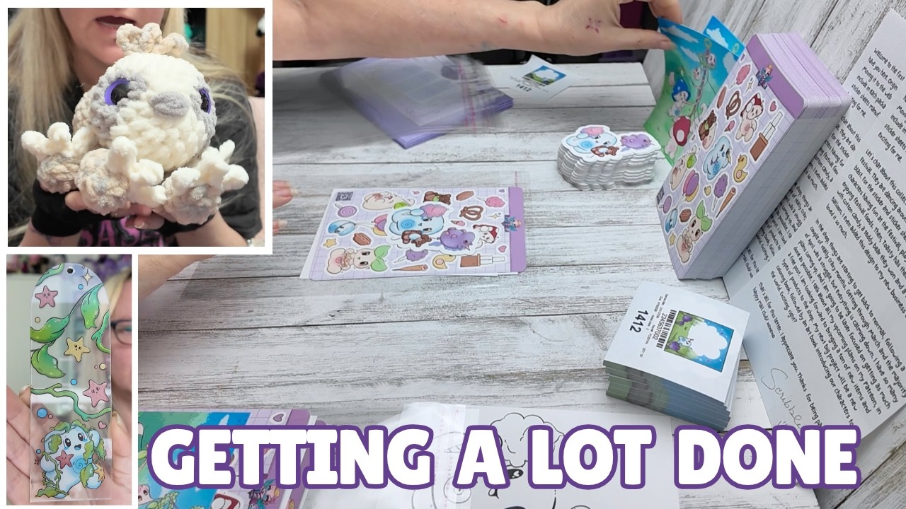 A Productive Week in the Studio ⭐ Pattern Testing ⭐ Designing New Happy Mail Club Goodies