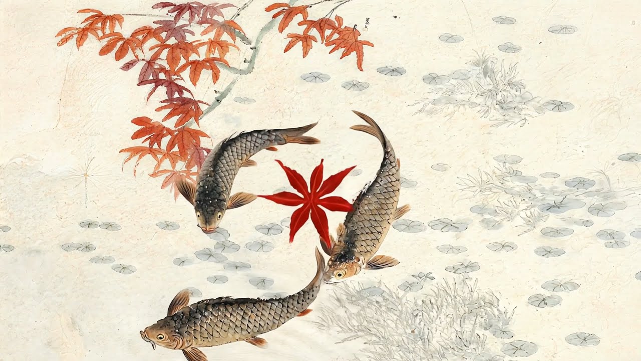 An autumn scroll unfolds: Vibrant creatures awaken in Chinese art