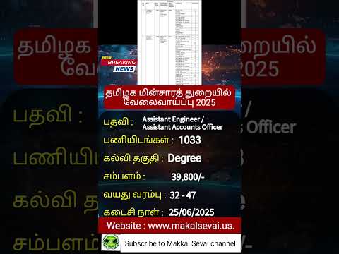 tneb recruitment 2025 | tangedco recruitment 2025 | tnpsc recruitment 2025