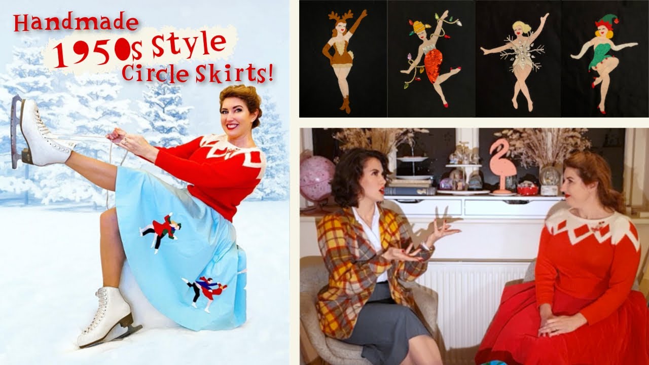 1950s Appliqué Circle Skirts with Tuppence Ha'penny ⎢ VINTAGE TIPS & TRICKS