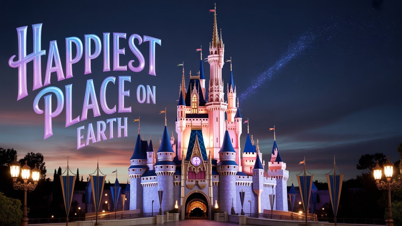 Empty Park Magic at Night | Disney Castle Serenity