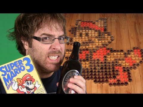 Pixel Art: Super Mario Beers | 8-bit Otaku