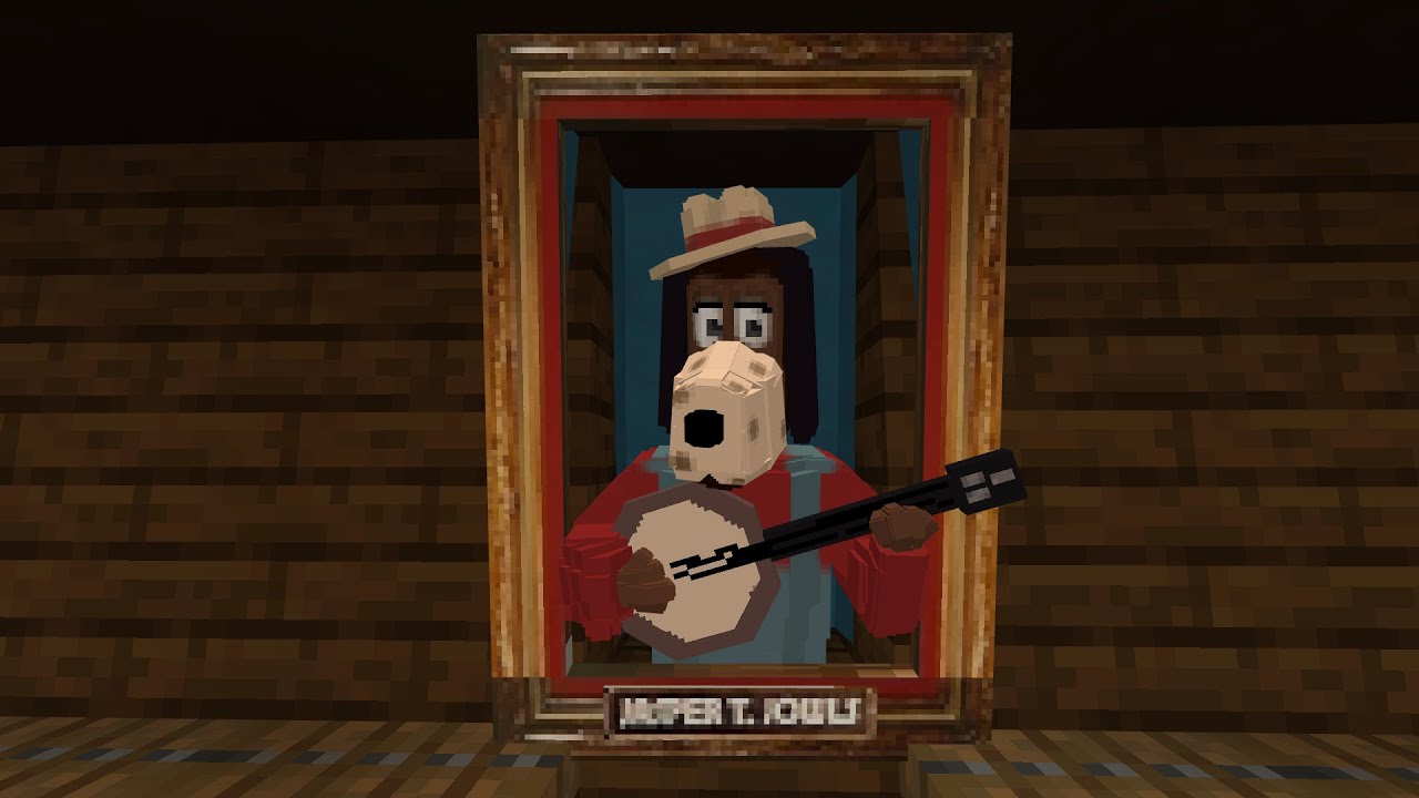 Jasper T. Jowls Chuck E. Cheese Portrait Minecraft mod update (Winchester)