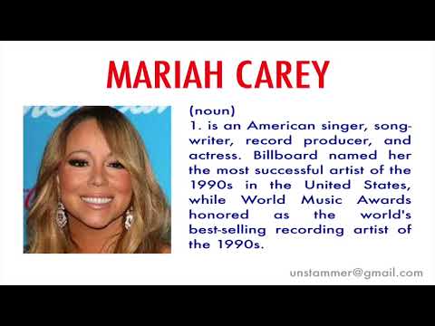 How to Pronounce Mariah Carey