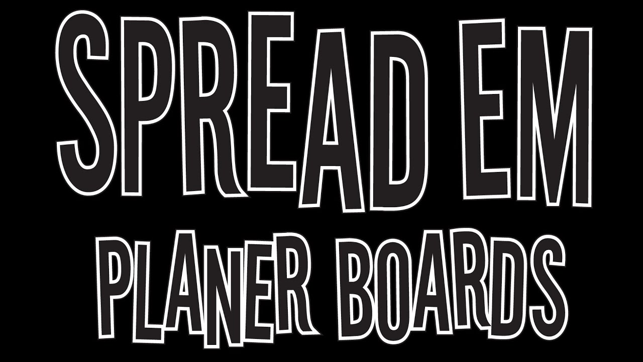 Spread Em Planer Boards assembly and tuning