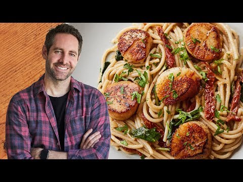 Tuscan Spaghetti with Scallops