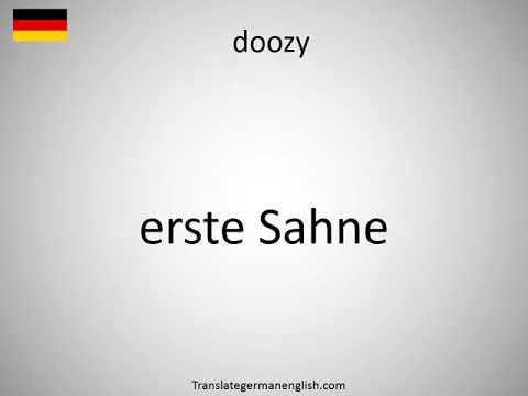 How to say doozy in German? (erste Sahne)