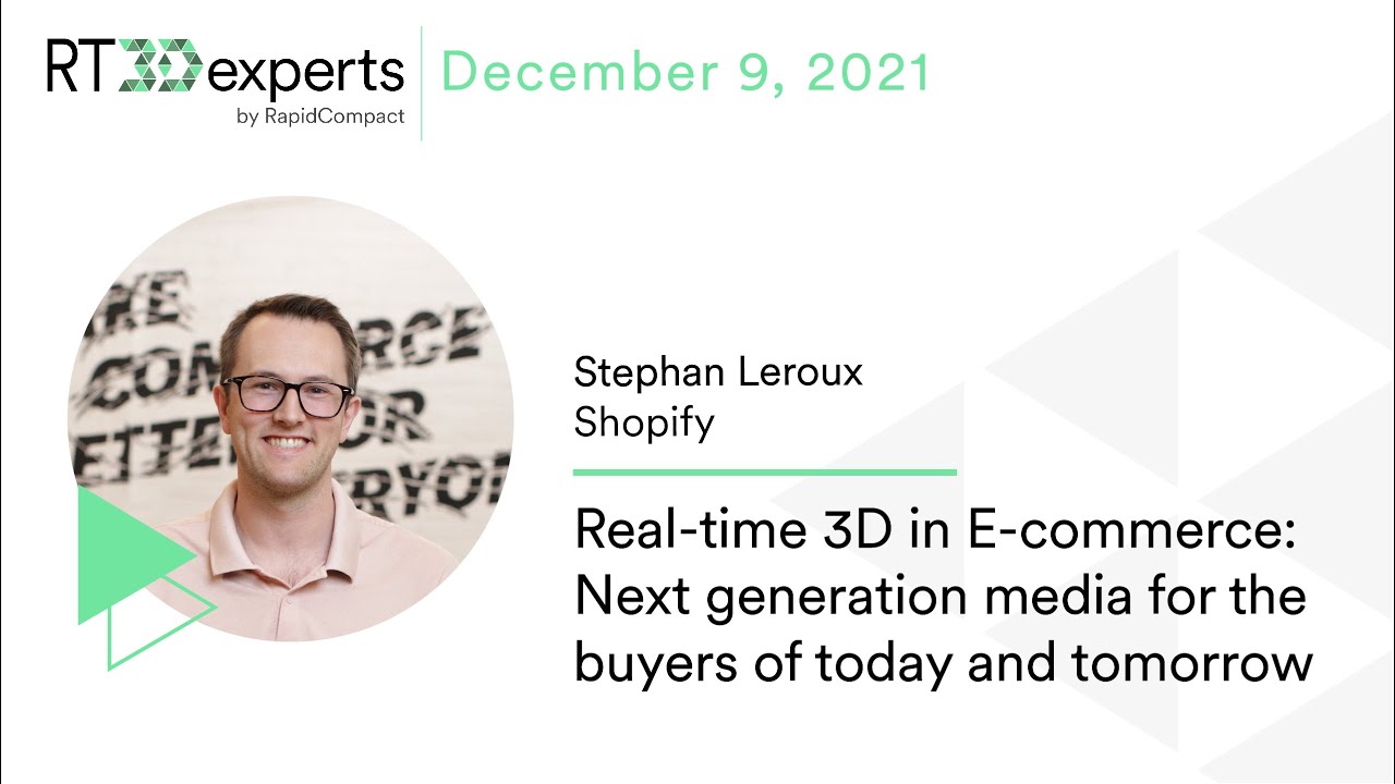 Real-time 3D in E-commerce | Stephan Leroux | RT3Dexperts