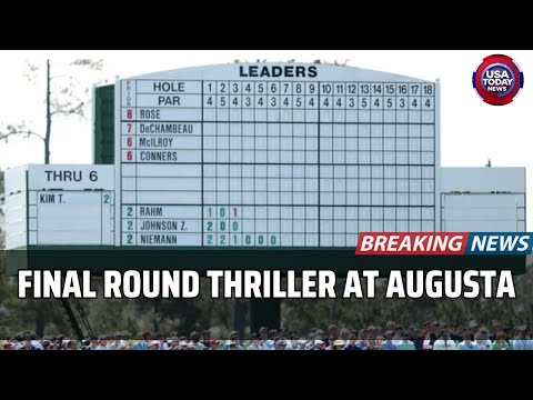 2025 Masters Final Round: Rory McIlroy vs. Bryson DeChambeau Showdown! । USA TODAY NEWS