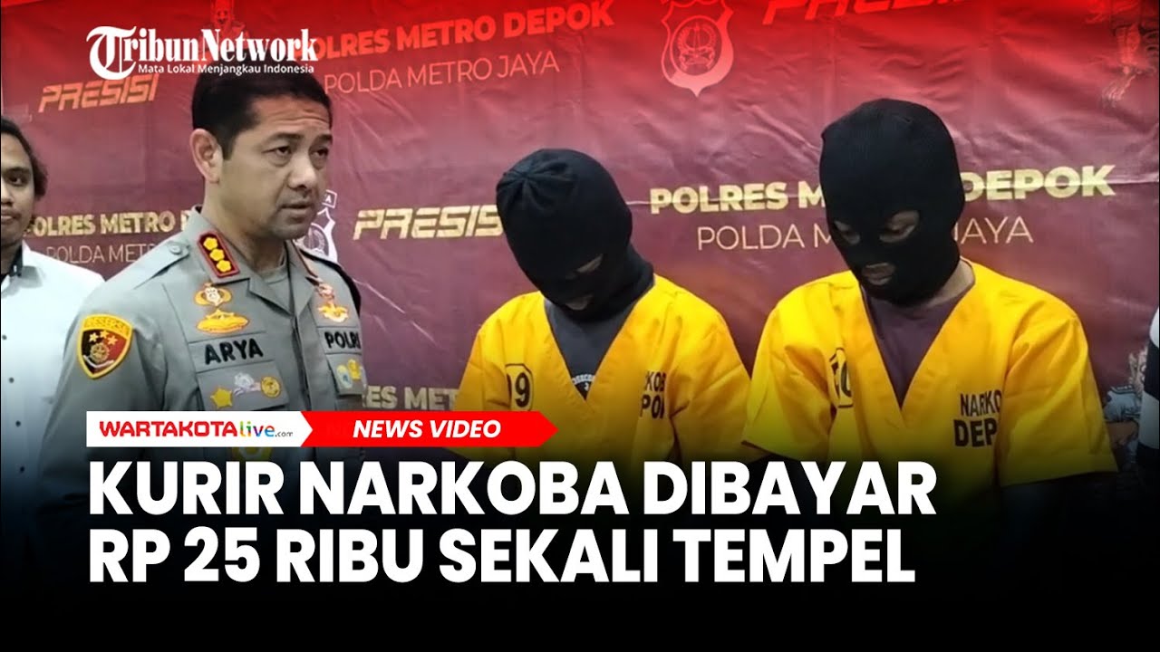 2 Pemuda di Depok Nekat Jadi Kurir Narkoba Imbas Nganggur, Dibayar Rp 25 Ribu Sekali Tempel