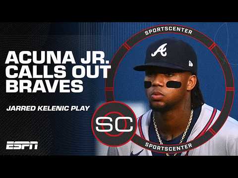 Ronald Acuna Jr. CALLS OUT Brian Snitker and the Braves after Jarred Kelenic play 😳 | SportsCenter