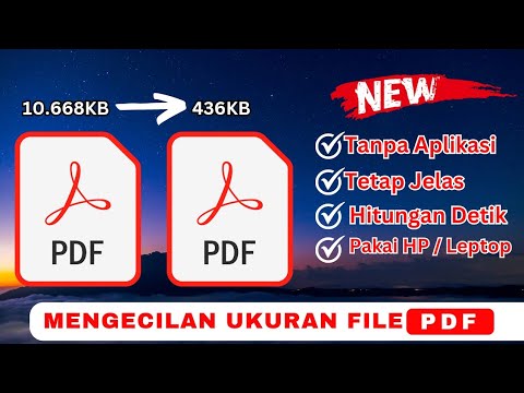 MENGECILKAN UKURAN FILE PDF DI HP DAN KOMPUTER | MENGECILKAN UKURAN PDF TANPA APLIKASI | COMPRES PDF