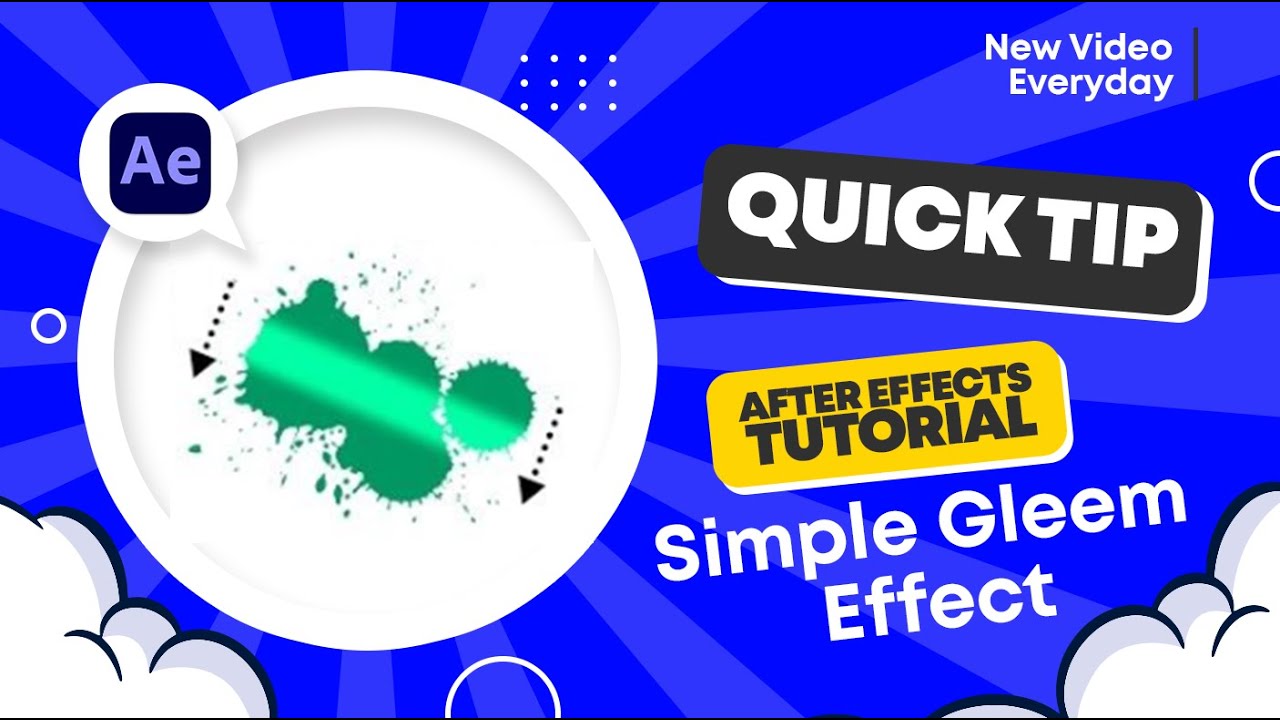 Adobe After Effects | Quick Tip | Simple Gleam Effect