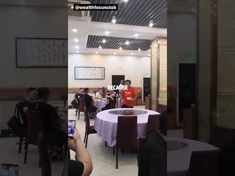 Chinese Restaurant Table Setting.