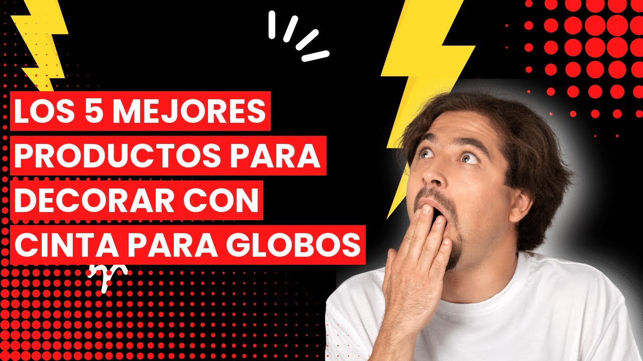 Cinta para globos: Los 5 mejores productos para decorar con cinta para globos ✅