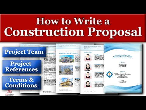 How to Write a Professional Construction Proposal