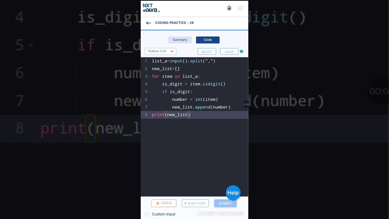 Extract Numbers using python Nxtwave CCBP #coding #nxtwaveccbp4 #python #pythonprogramming #pycode
