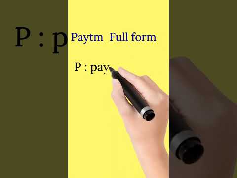 PAYTM full form | full form of paytm | #fullform