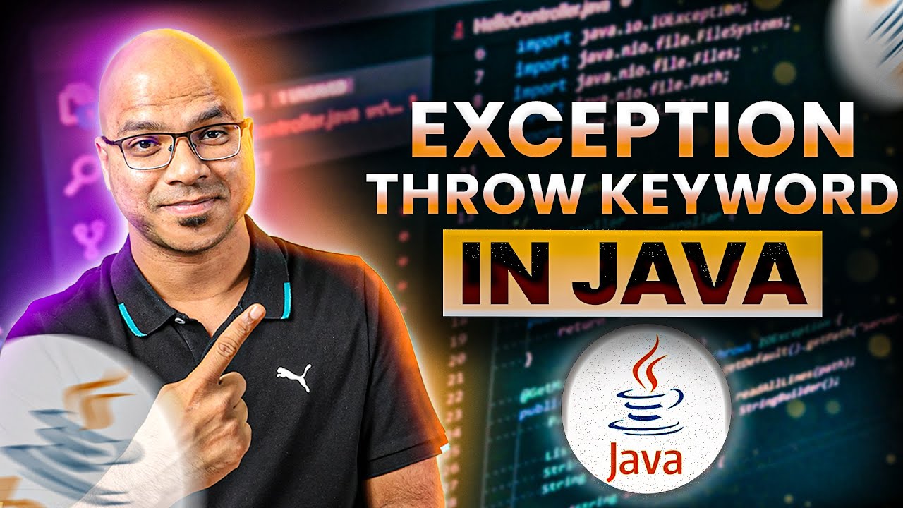 #80 Exception throw keyword in Java
