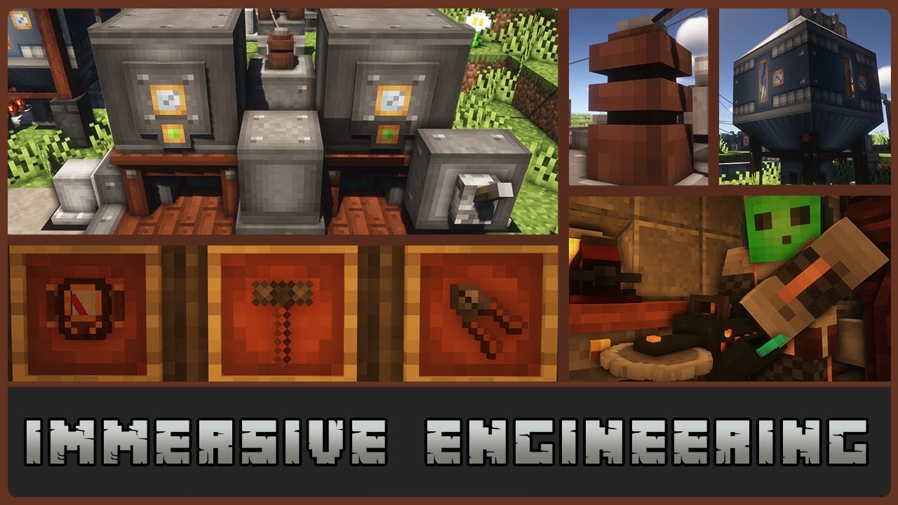Minecraft - Immersive Engineering Mod Showcase [Forge 1.16.5]