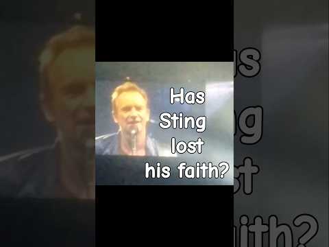Did Sting lose his Faith? #sting #thepolice #ifieverlosemyfaith #stinglive #livemusic