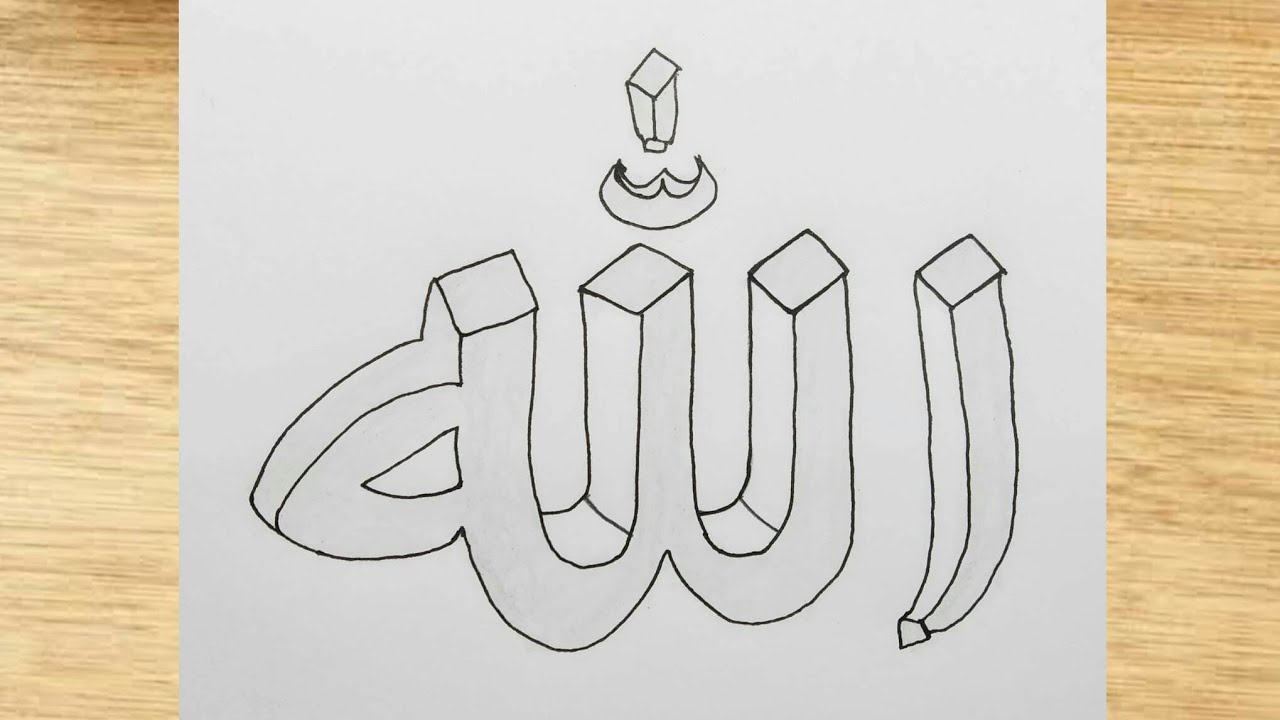 Easy Arabic Calligraphy art 