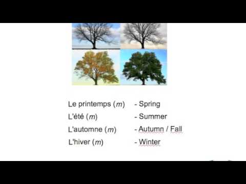 four seasons in French