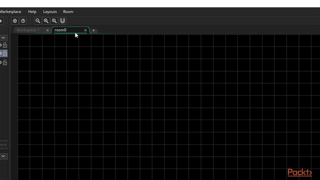 Learning the GameMaker Studio 2 Interface : The Main Room interface | packtpub.com
