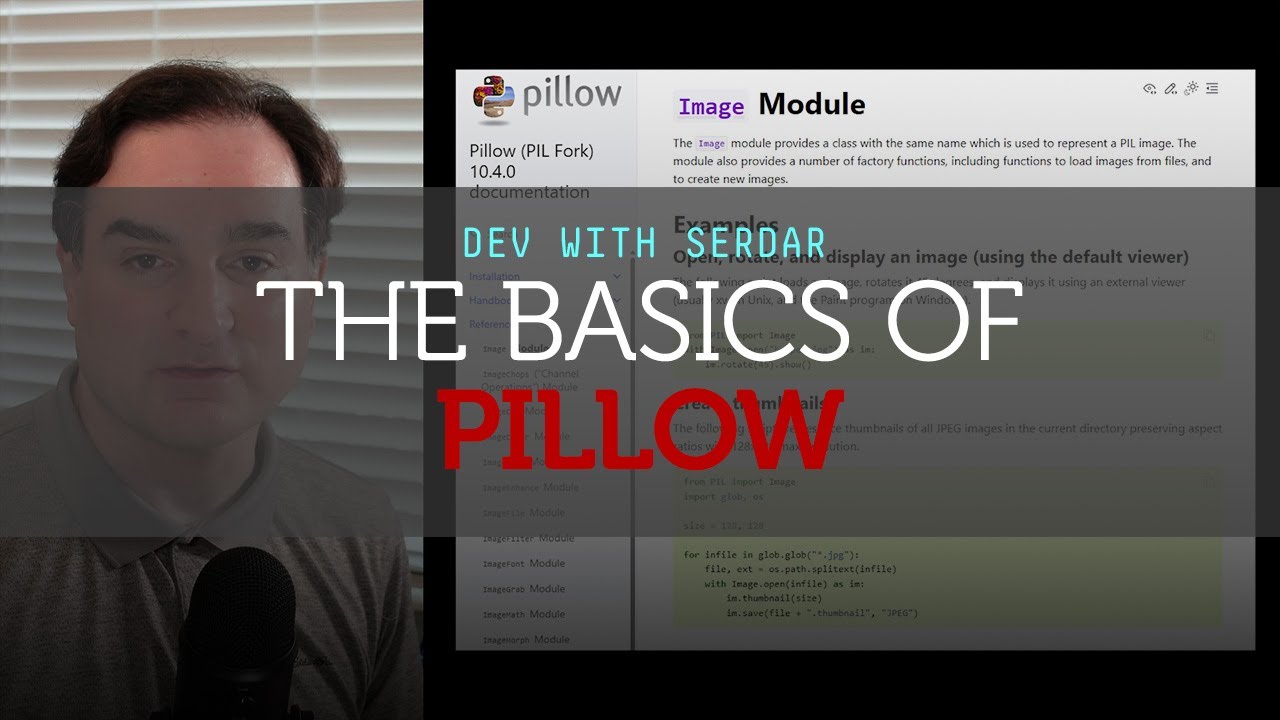 The basics of Pillow, Python's image manipulation library