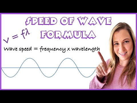 Speed of Wave Formula - how to calculate the speed of a wave